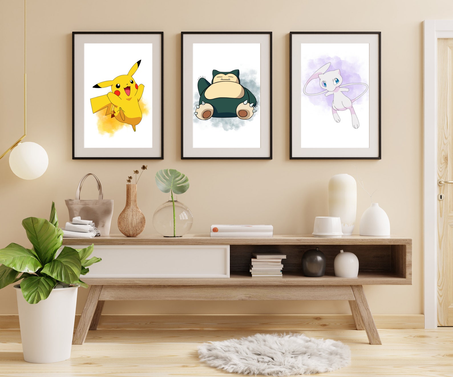POKEMON POSTER VIDEO Game Artwork 6 Piece Wall Art Japanese - Etsy