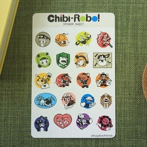 Chibi Robo 4 by 6 Sticker Sheet 20 Stickers - Etsy