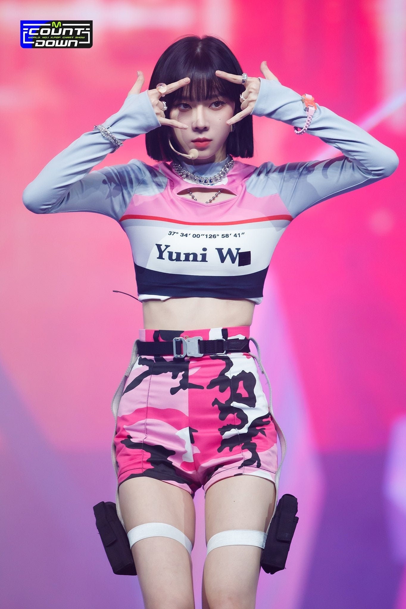 Custom Kpop Aespa Winter Savage Stage Outfit Pink Cameo Etsy