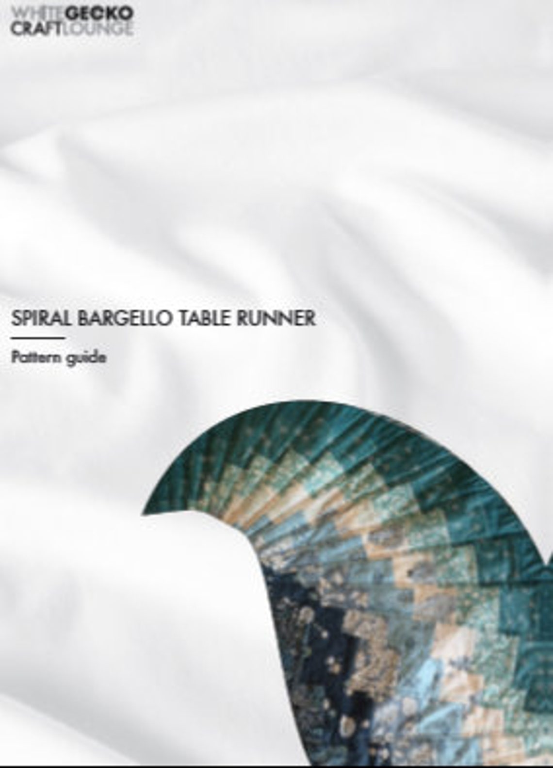 Spiral Bargello Table Runner Digital Pattern by White Gecko Craft ...