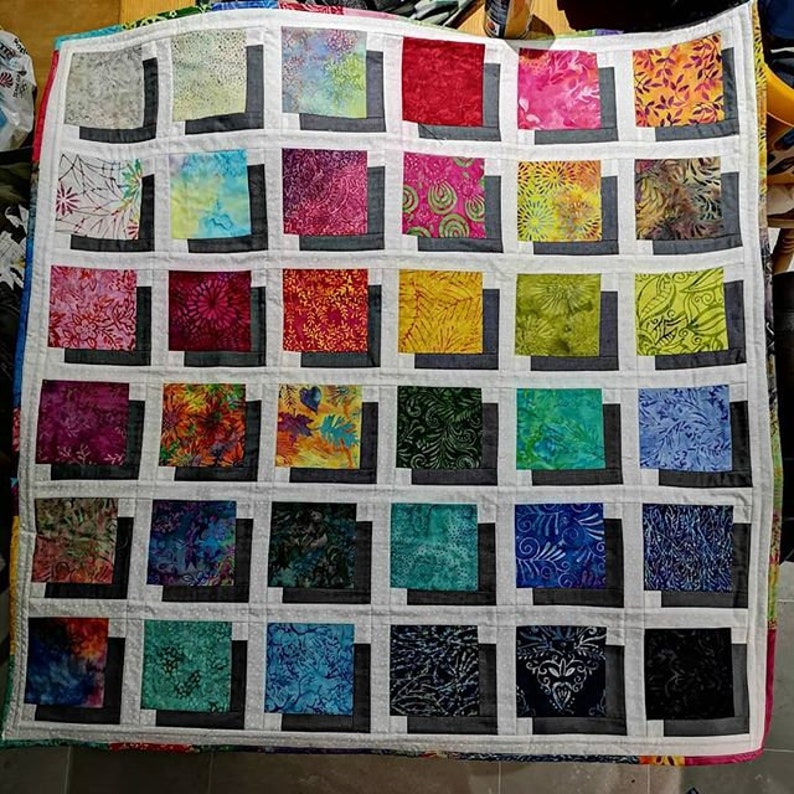 Shadow Quilt Digital Pattern by White Gecko Craft Lounge - Etsy