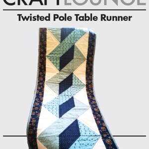 Twisted Pole Table Runner Digital Pattern by White Gecko Craft Lounge - Etsy