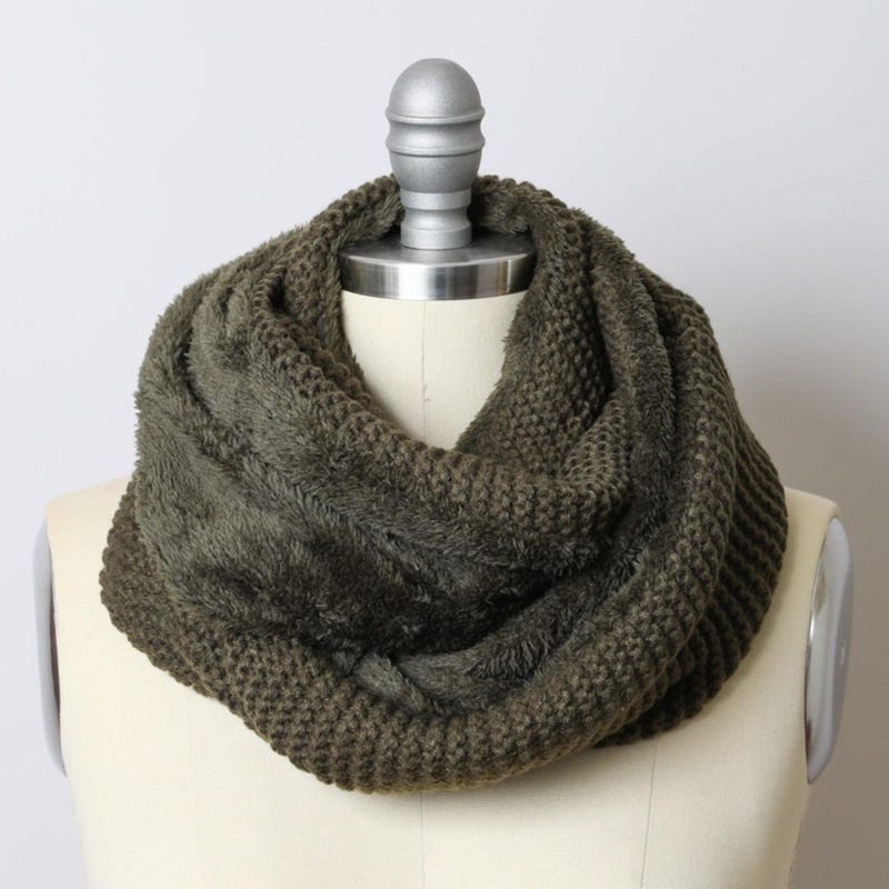 Knit Infinity Scarf - Etsy