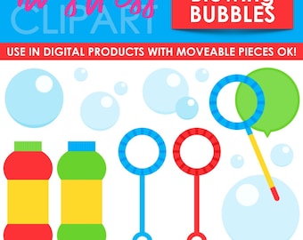 Bounce House Clip Art Blue Set digital Use Ok - Etsy