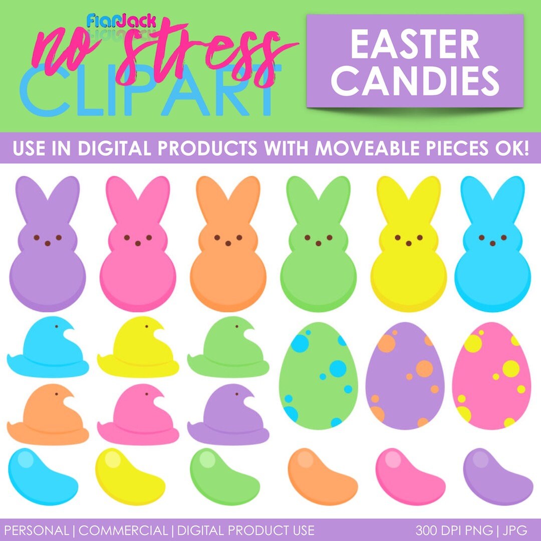 Easter Spring Candy Clip Art (digital Use Ok!) - Etsy