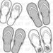 Flip-flops Clip Art (digital Use Ok!) - Etsy