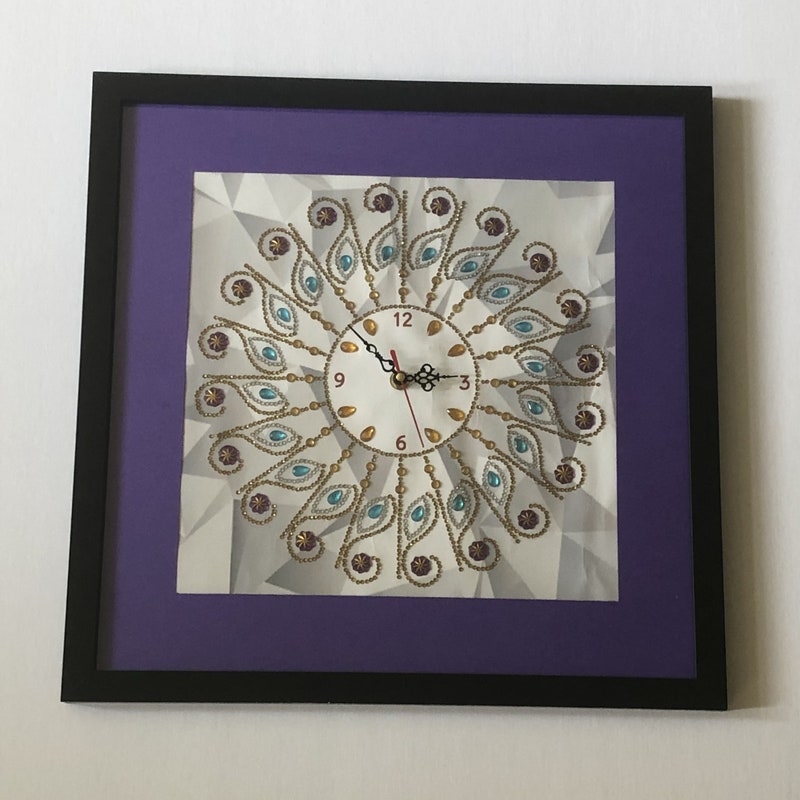 Diamond Painting Clock - Etsy