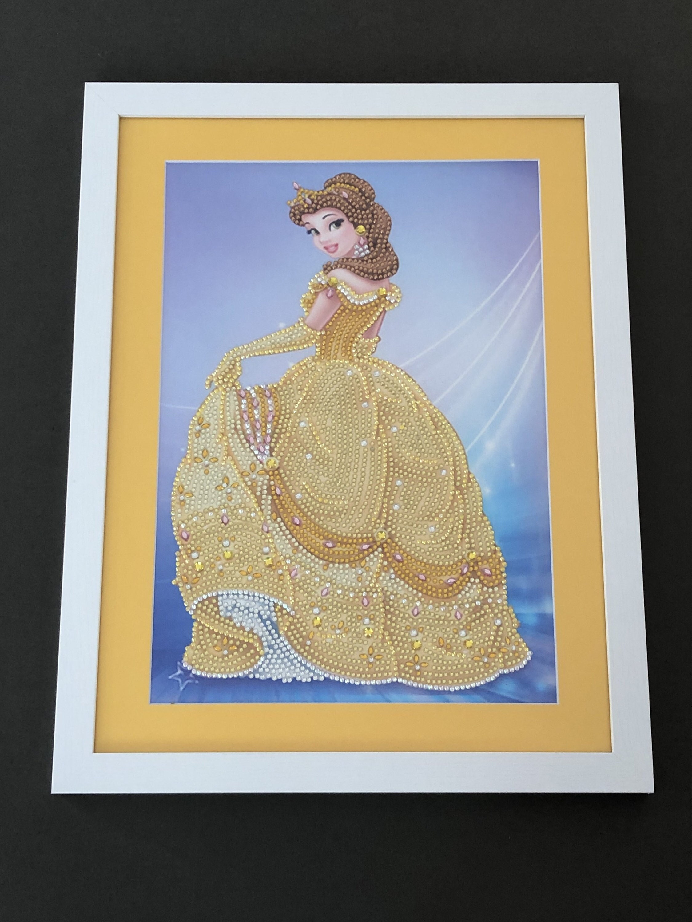 Princess Belle From Disney's Beauty and the Beast - Completed Diamond ...