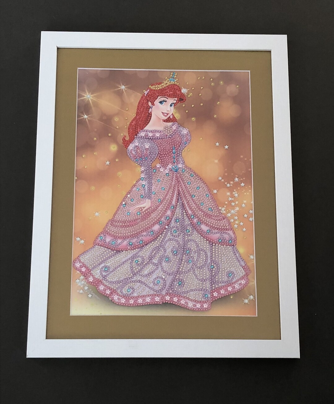 Princess Ariel From Disney's the Little Mermaid - Completed Diamond ...