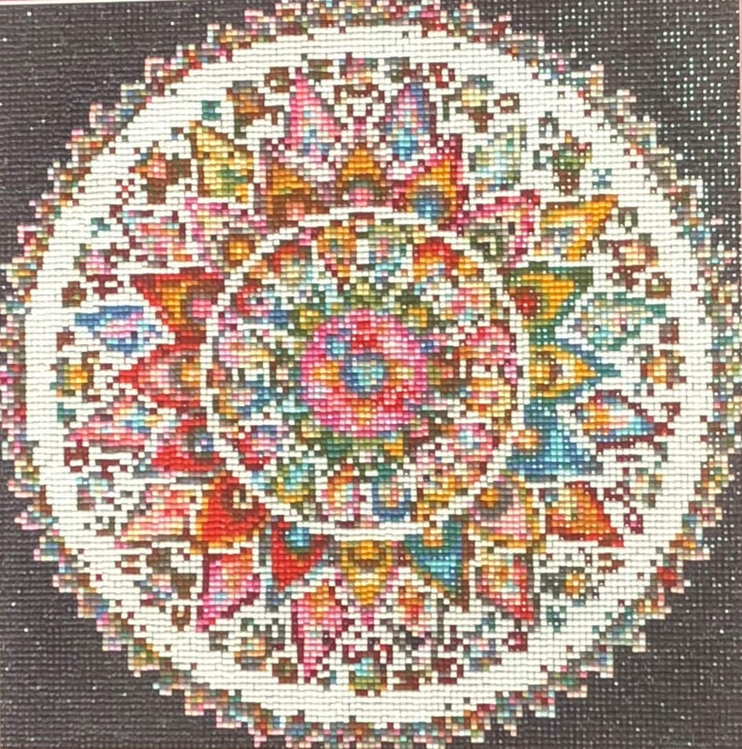 Mandala - Completed Diamond Painting - Etsy