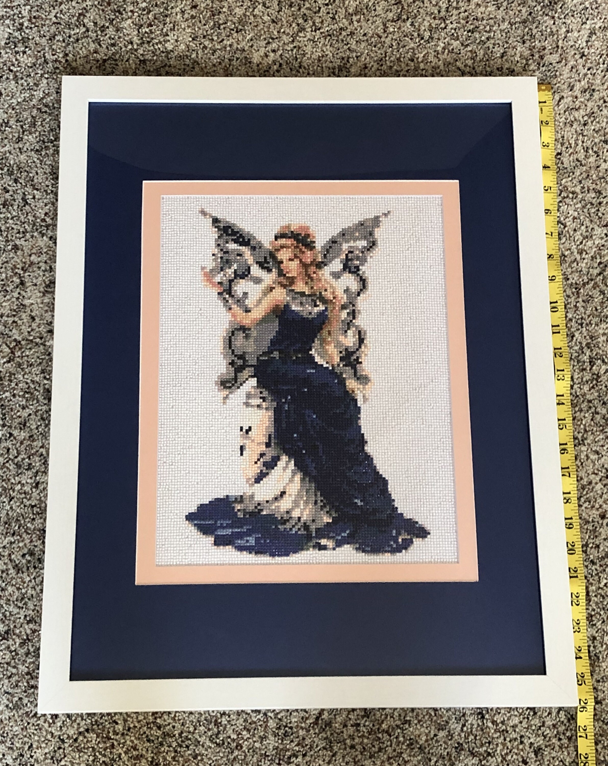Navy Blue Angel - Completed Diamond Painting - Etsy