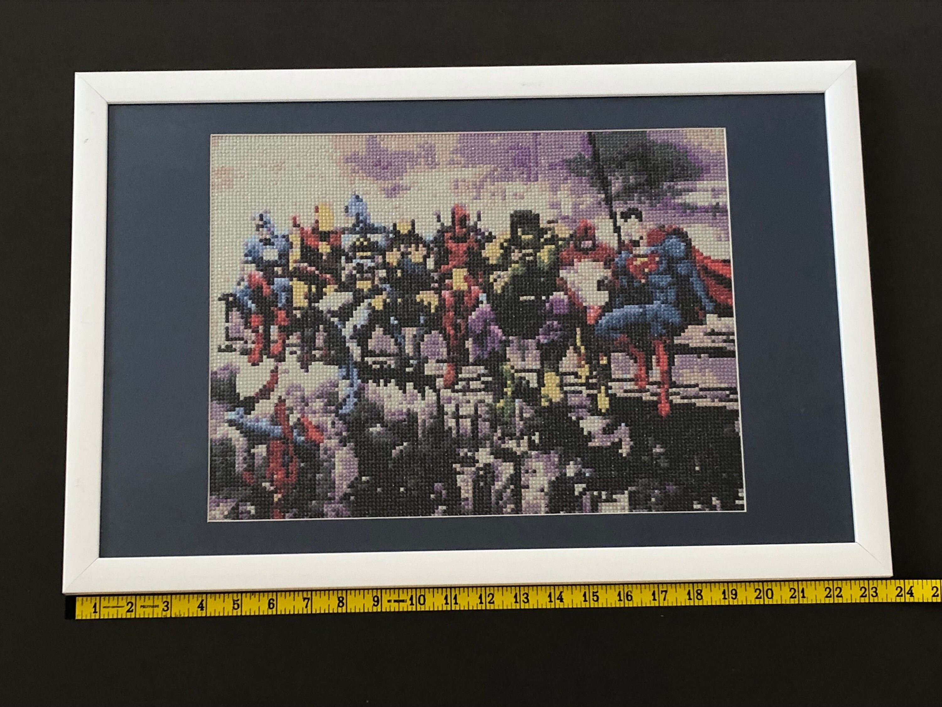 Superheroes on a Beam Completed Diamond Painting - Etsy