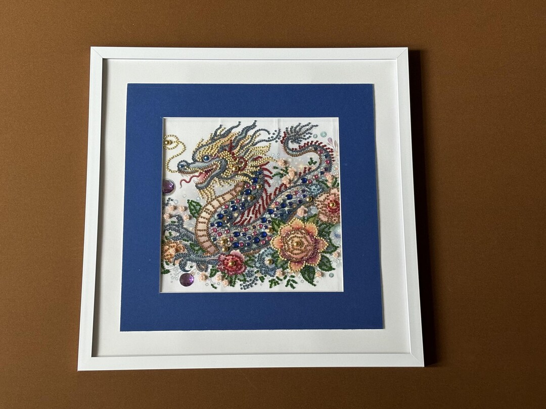 Jeweled Dragon - Completed Diamond Paintings - Etsy