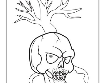 Halloween Coloring Pages and Activites - Etsy