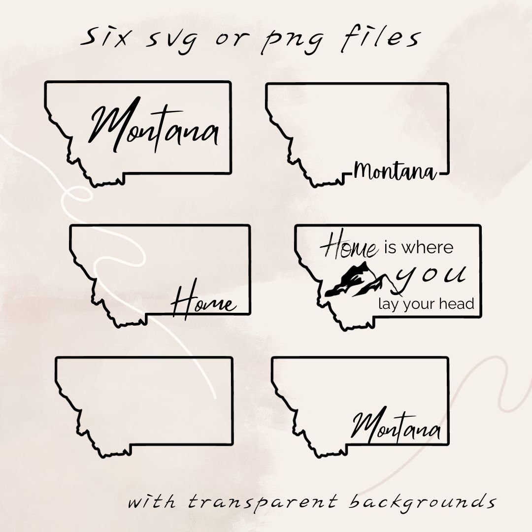 Montana SVG, Montana T-shirt Digital Download, Montana SVG for Cricut ...