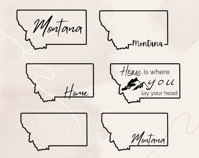 Montana SVG, MT SVG, Montana Svg for Cricut, Montana T-shirt Design ...