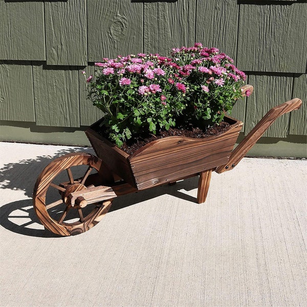 Wheelbarrow Planter - Etsy