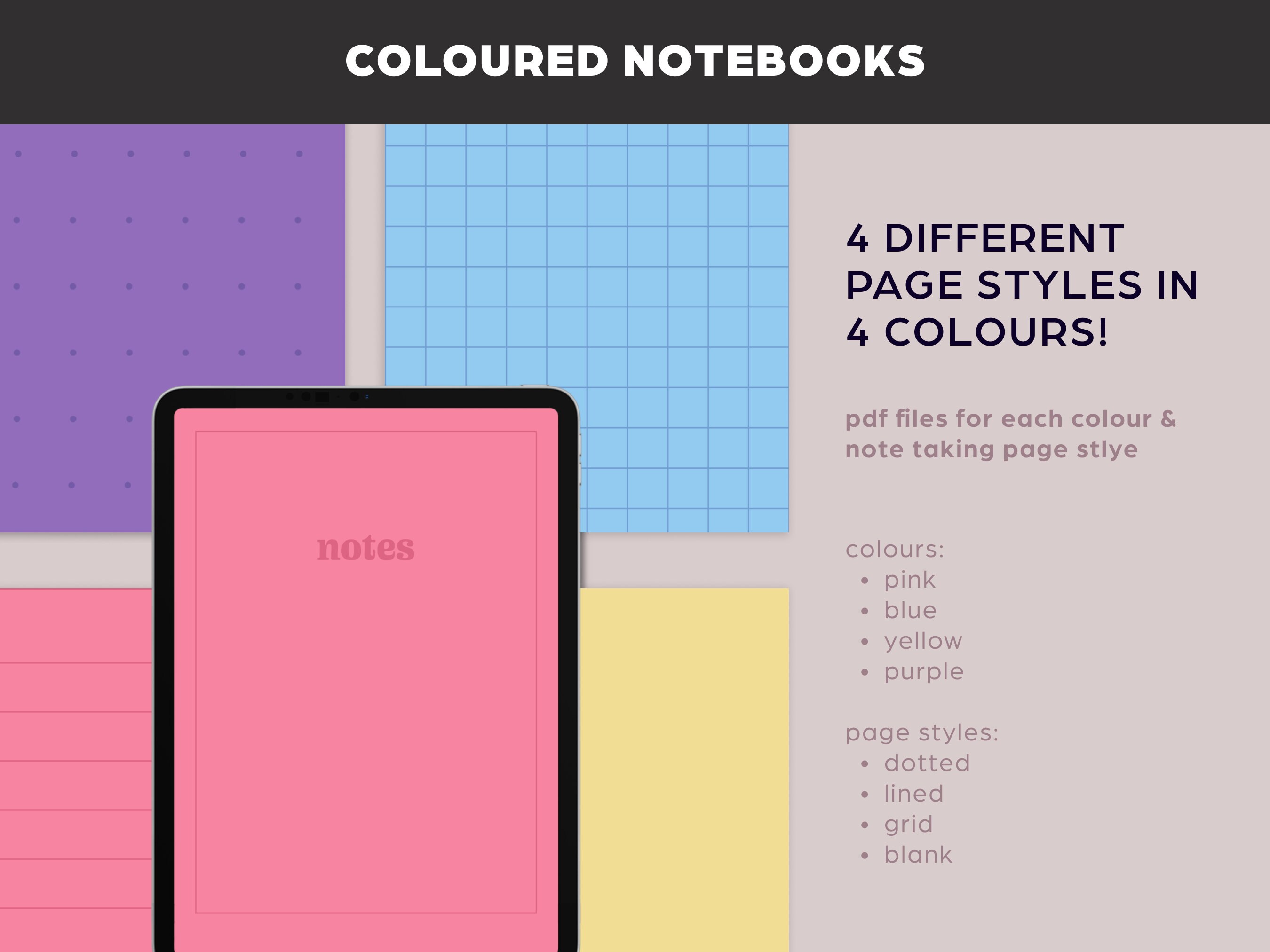 Complete Digital Planning Pack Digital Planning Bundle, Note Taking ...