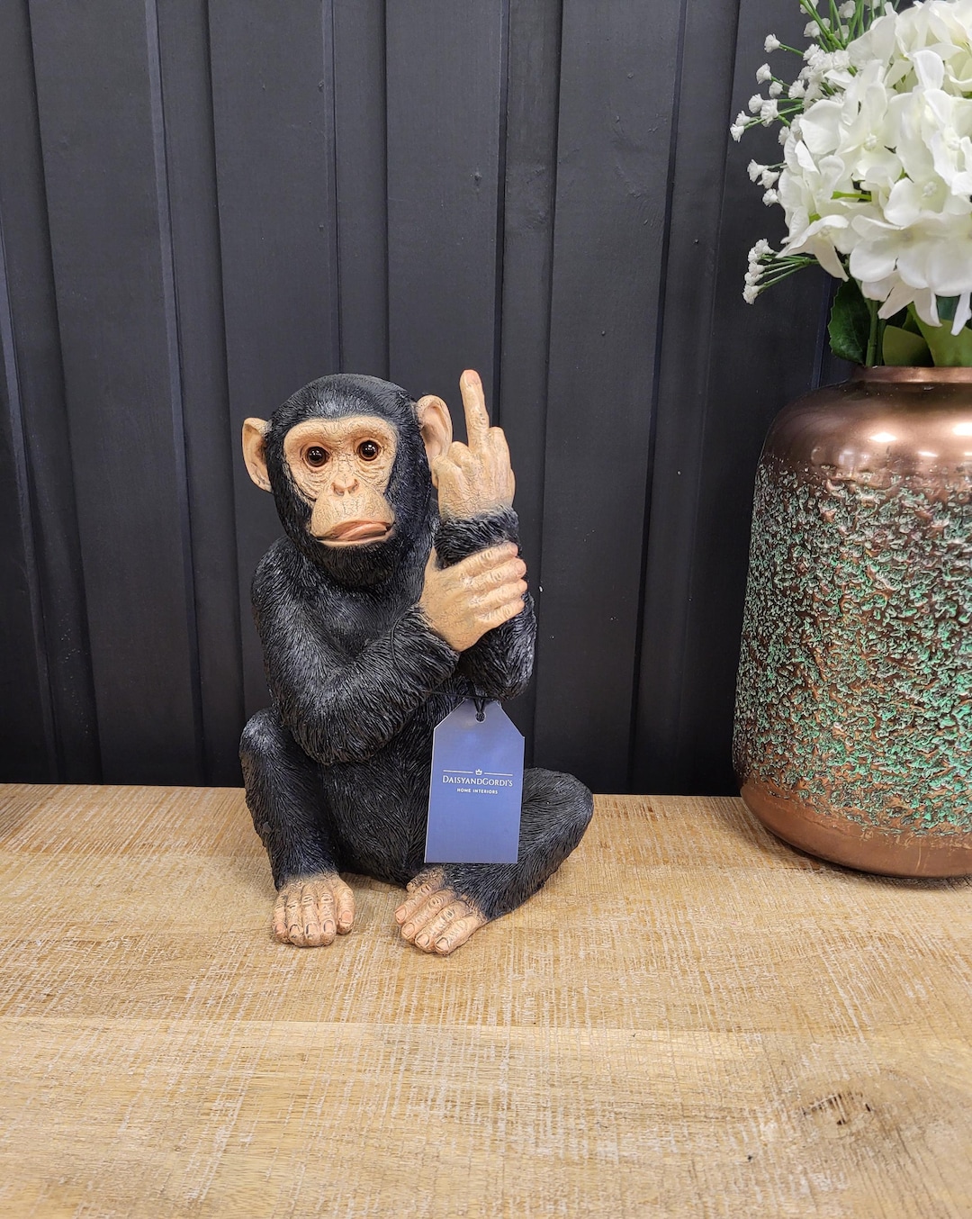 Up Yours Monkey Ornament | Cheeky Monkey Ornament | Naughty Middle ...
