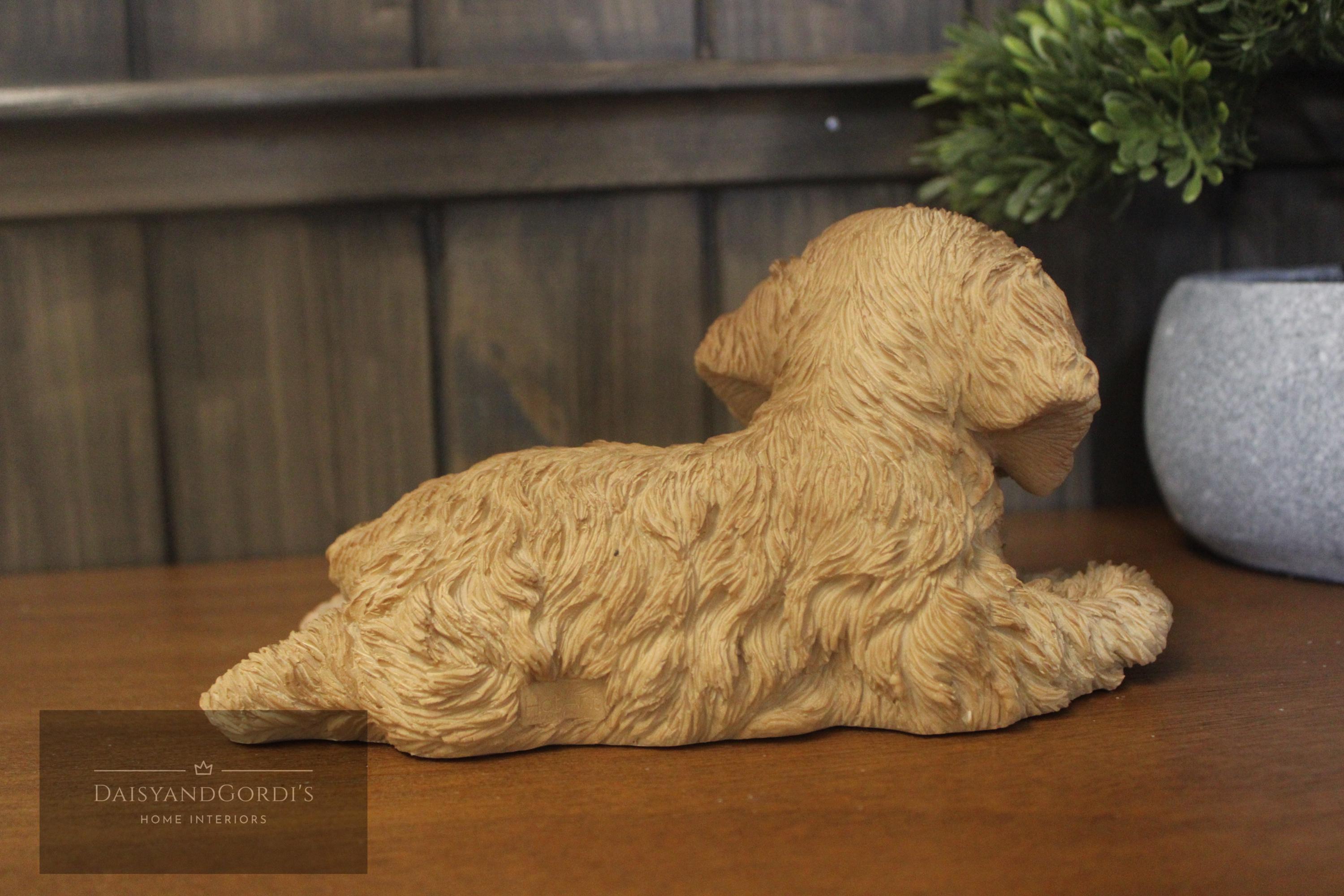 Laying Brown Cockapoo Puppy Ornament - Etsy