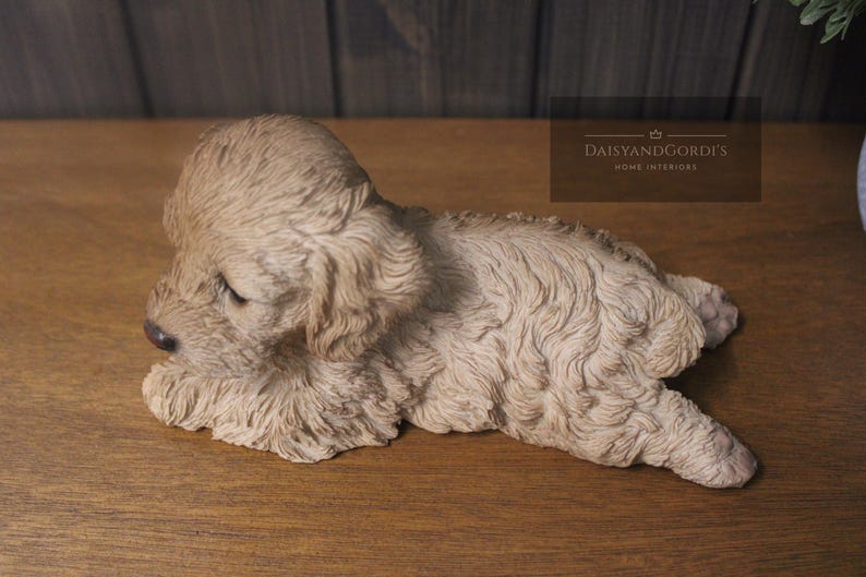 Laying Brown Cockapoo Puppy Ornament - Etsy
