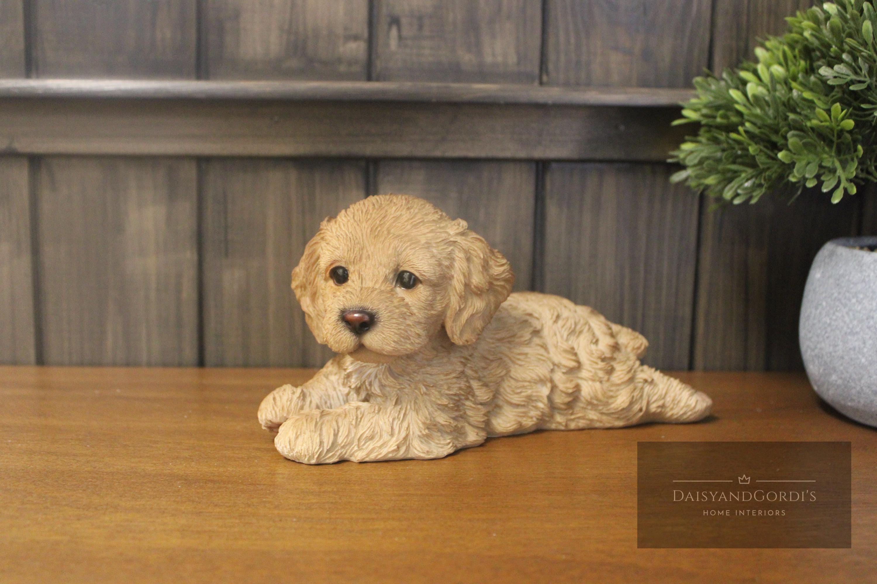 Laying Brown Cockapoo Puppy Ornament - Etsy