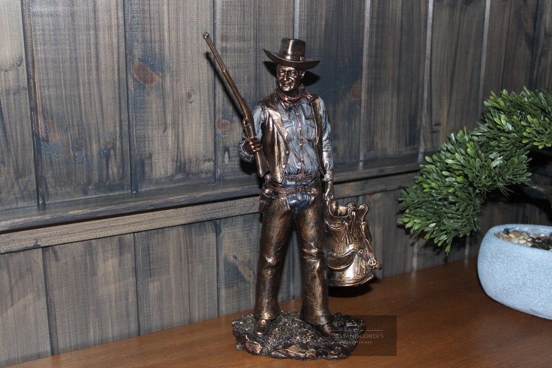 John Wayne Figurine - Etsy