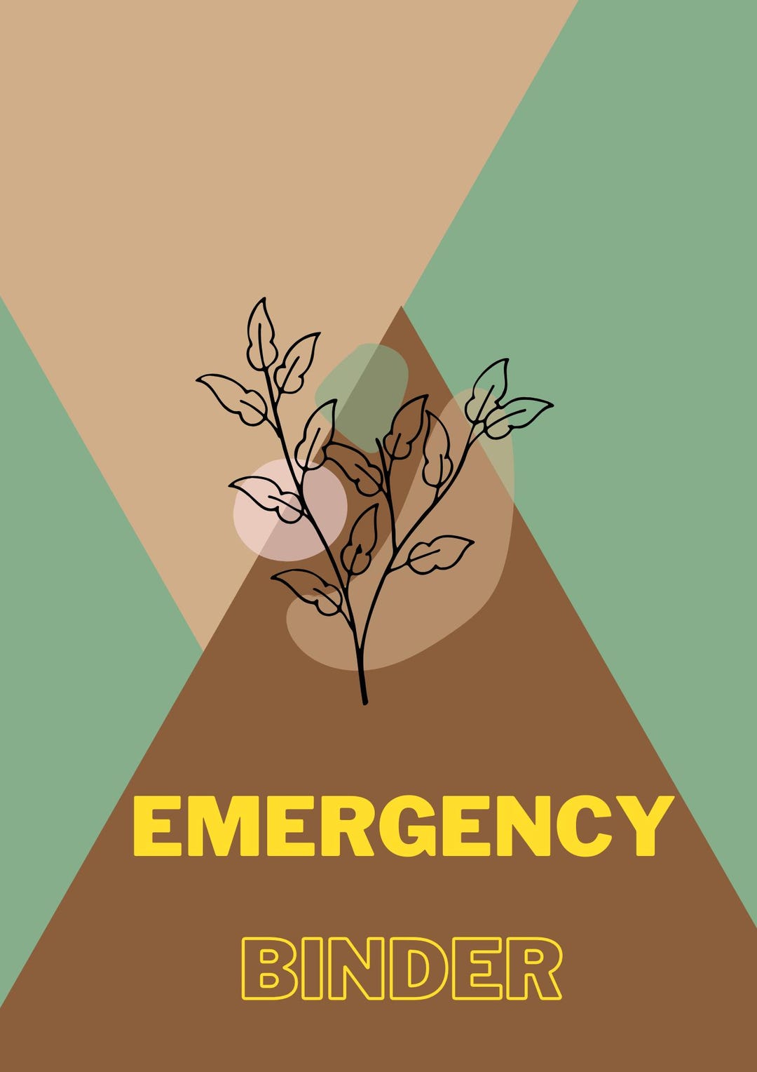 Emergency Binder PDF Template - Etsy