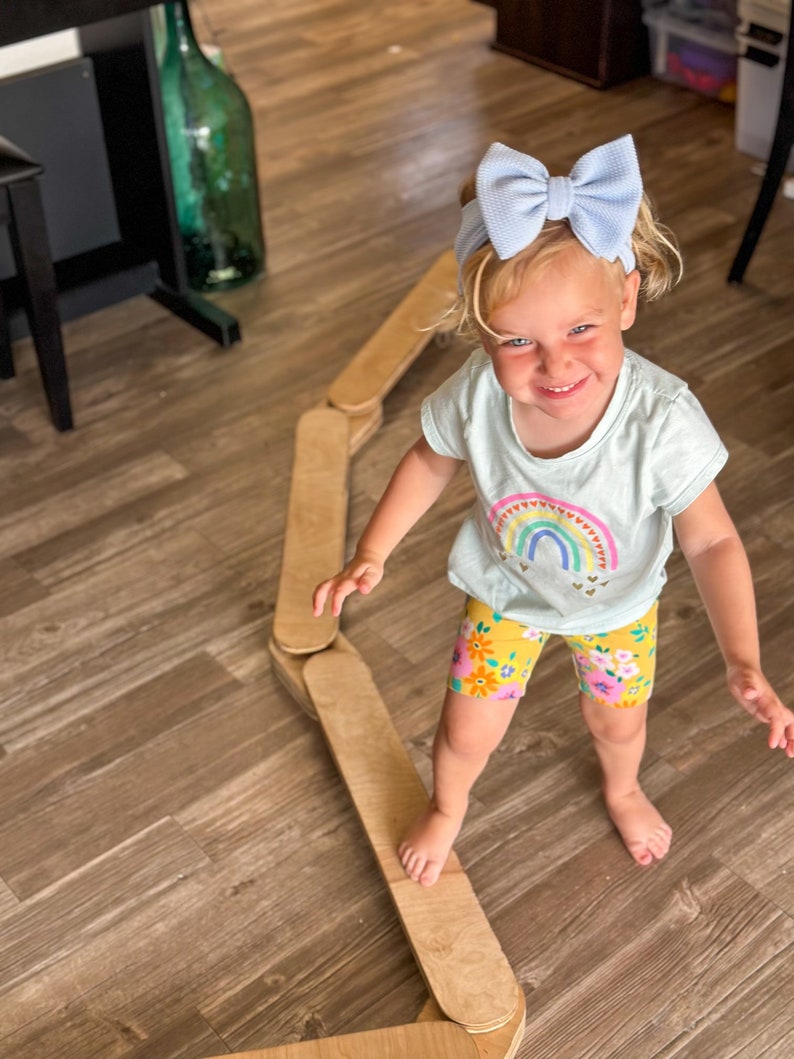 Wooden Balance Beam, Montessori Balance Toy, Balance Board - Etsy