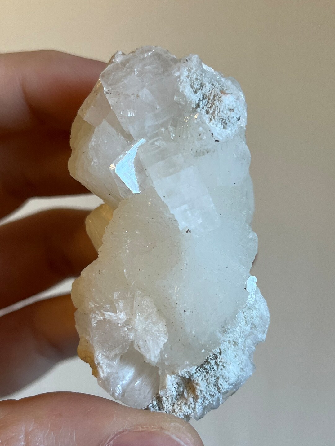 White Stilbite Intersected by Apophyllite Apophyllite Bars Zeolite ...