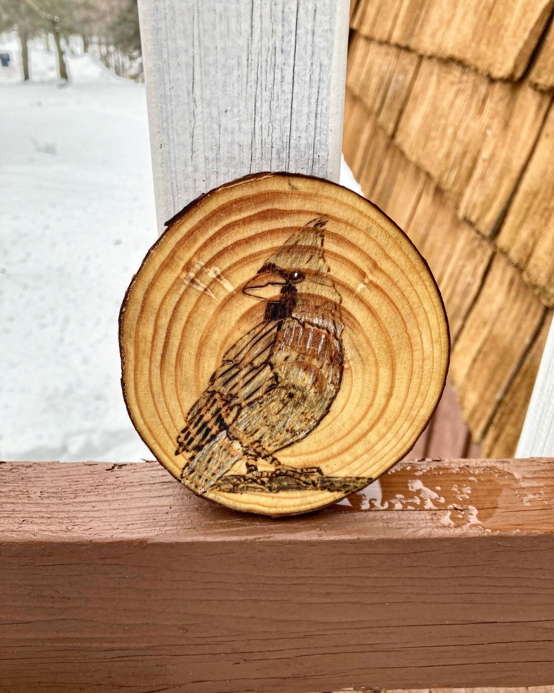 Cardinal Wood Burning - Etsy