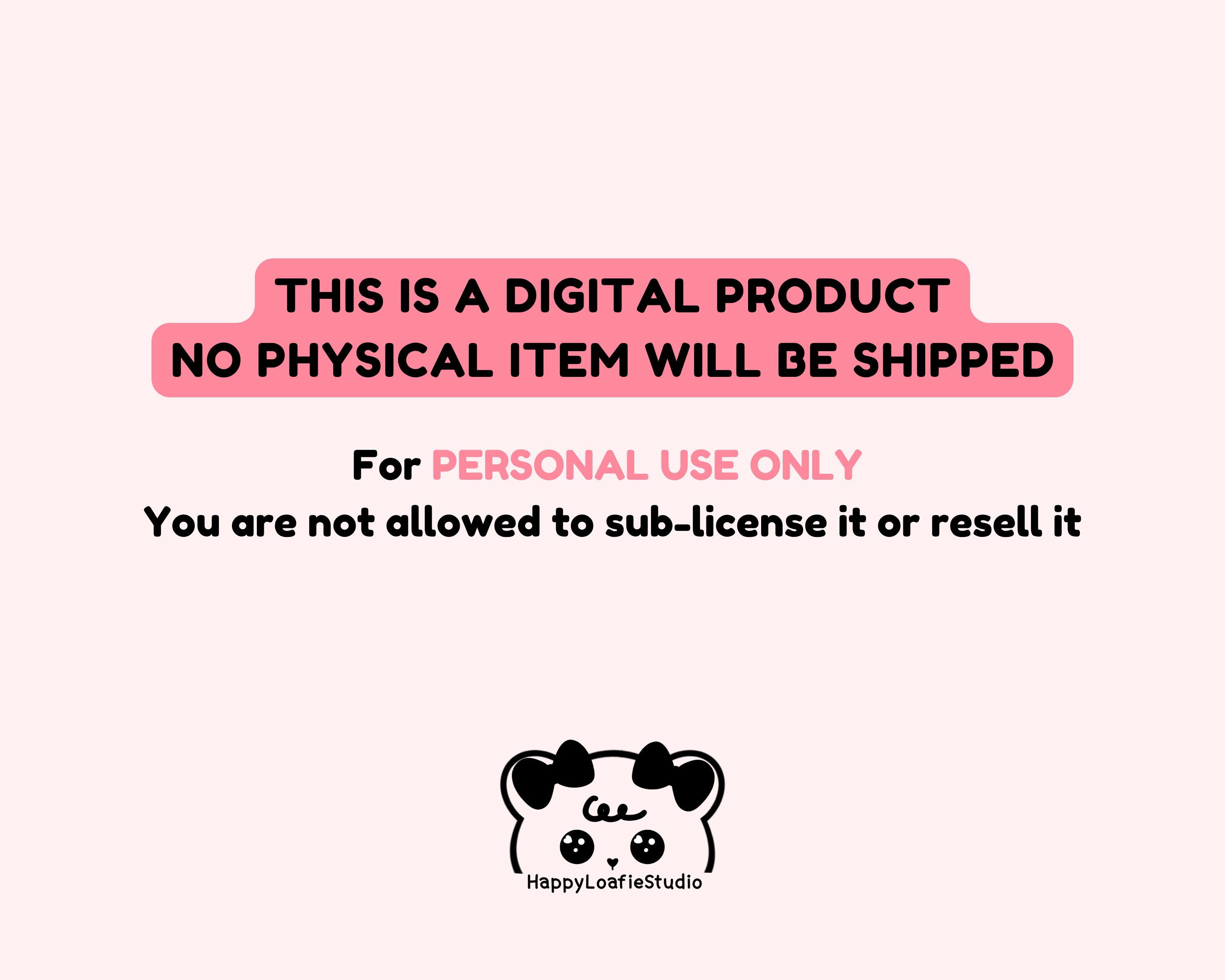 Kawaii Digital Note Templates, Cute Goodnotes Note Book for Ipad ...