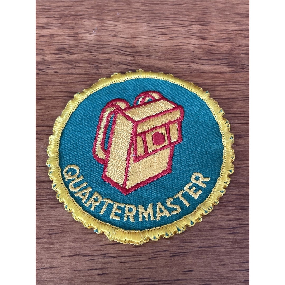 Vtg Boy Scout Quartermaster BSA Patch Boy Scouts Mesh Back - Etsy