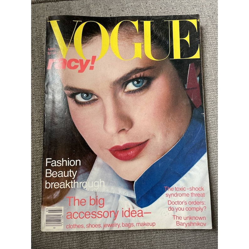 Vogue Magazine March 1981 Carol Alt Cover Vintage - Etsy