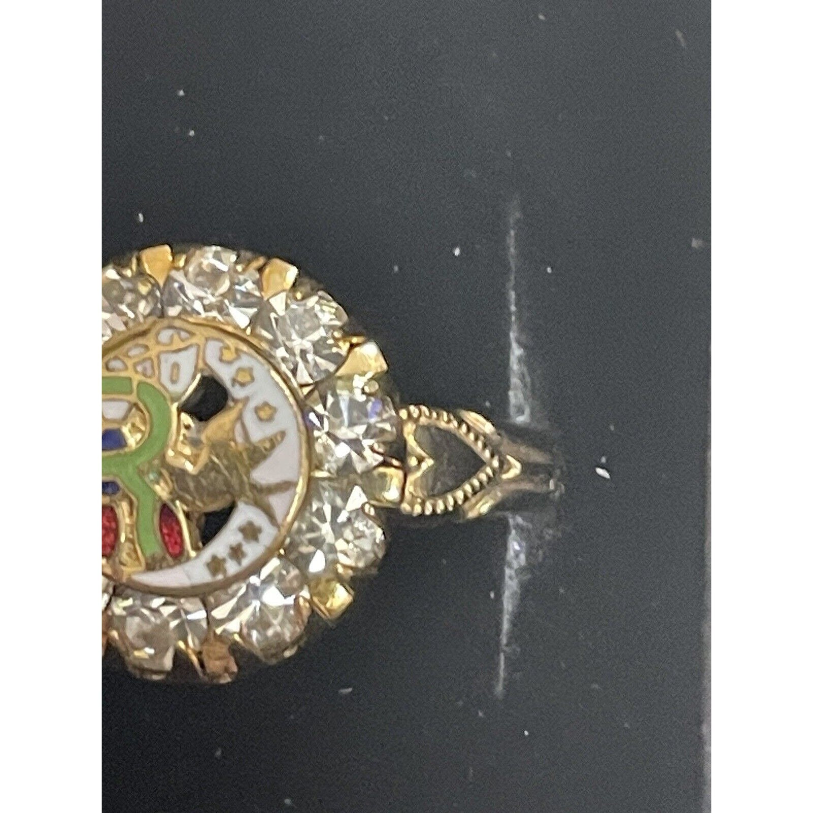 Round Daughters of Rebekah IOOF Odd Fellows 10k GF Ring Size 11.75 ...