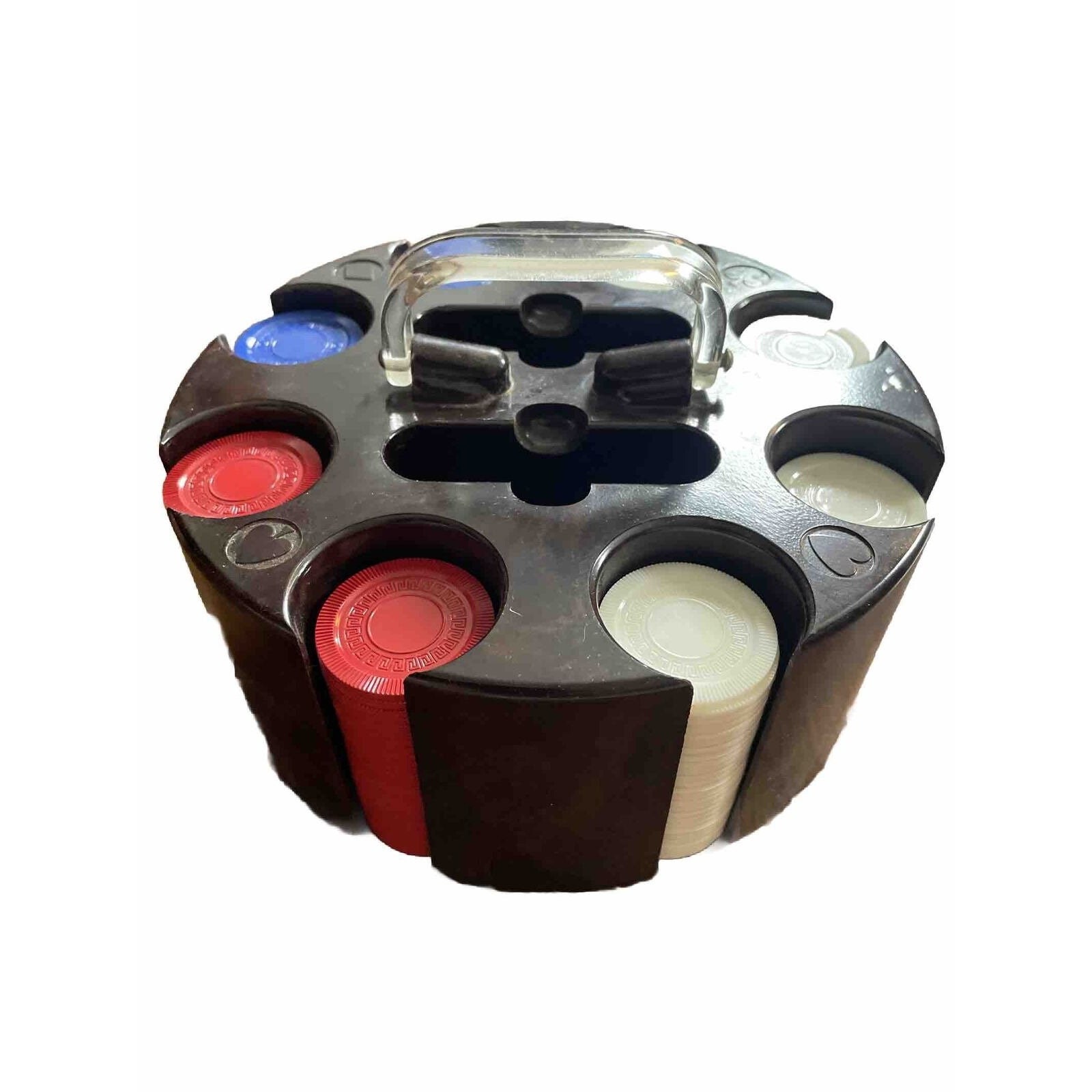 Antique Vintage Poker Chip Holder Carousel Caddy Tray Rack - Etsy