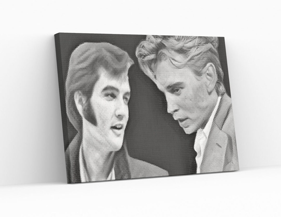 Elvis Austin Butler Original Artist Edit Digital Painting Style Print ...