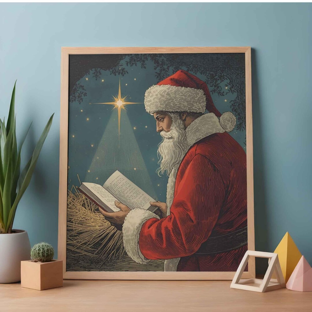 Christian Santa Instant Download + File - Etsy