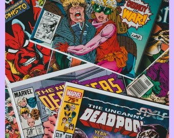 CUSTOM MINI COMIC Book Box: Mini Book Cube, Book Gift, Book Trinket ...