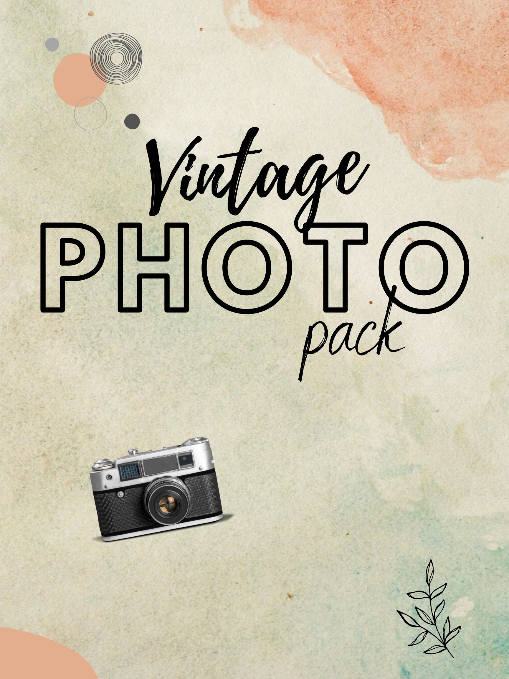Retro Memories: Vintage Aesthetic Photo Pack Instant Download - Etsy