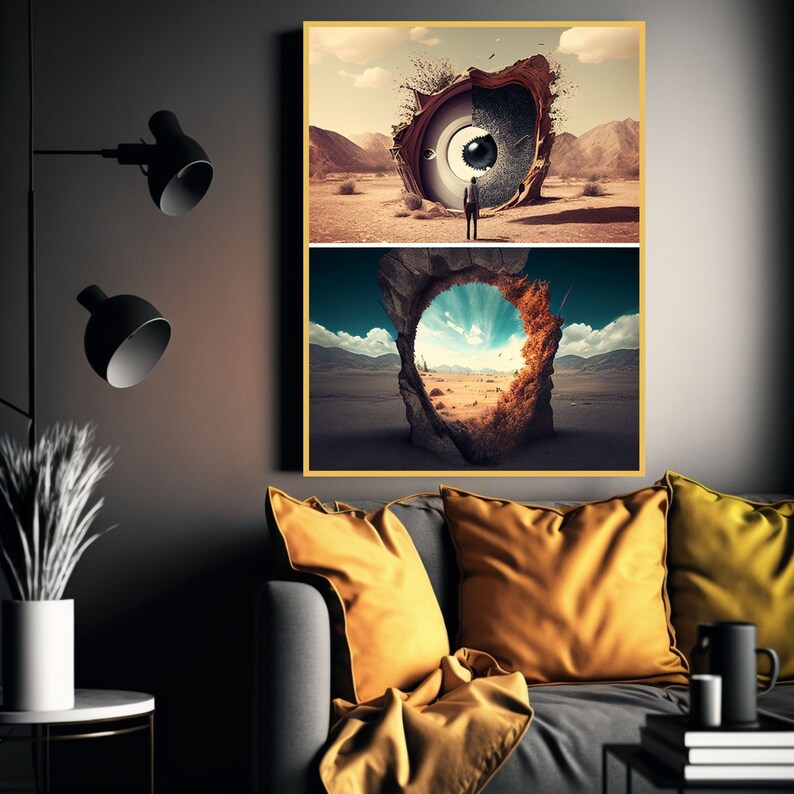 Surreal Wall Art, Surreal Image, Printable, Surreal Art, Wall Art ...