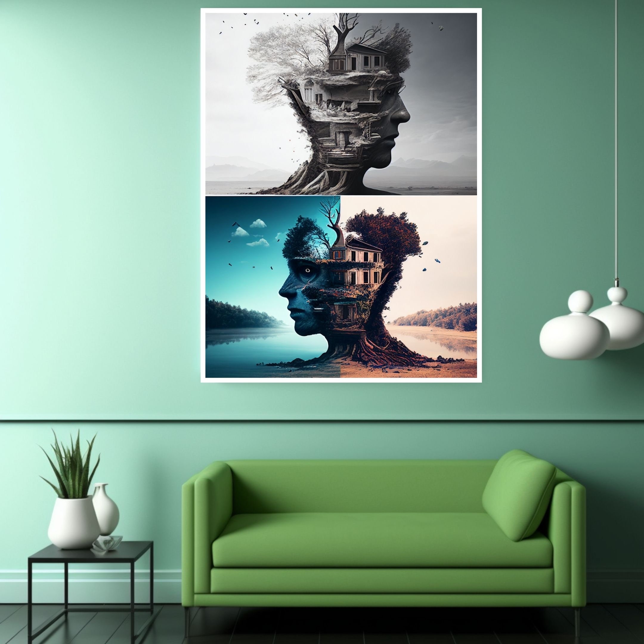 Surreal Wall Art, Surreal Image, Printable, Surreal Art, Wall Art ...