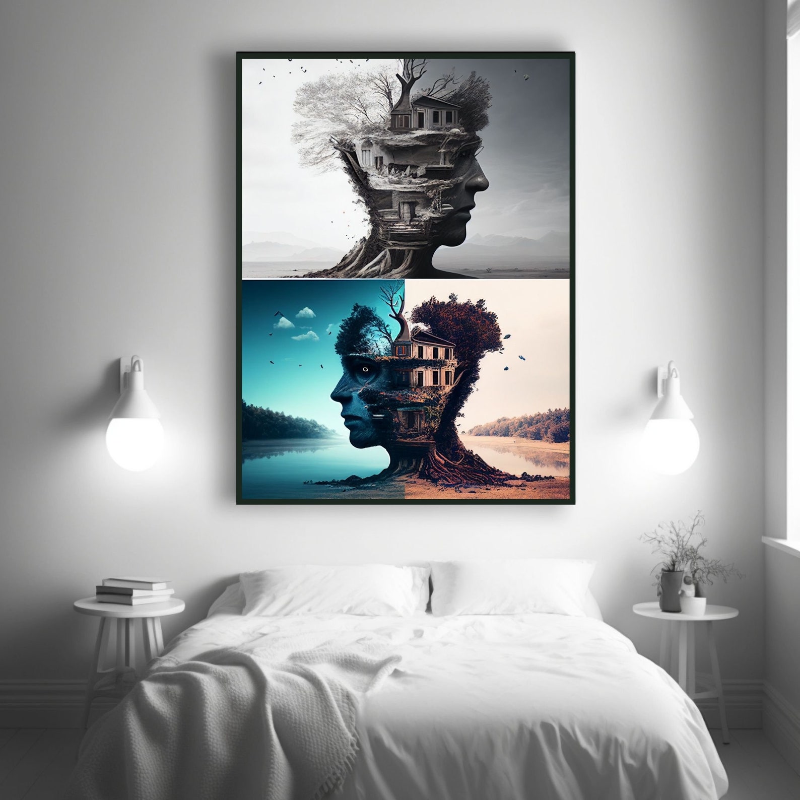 Surreal Wall Art, Surreal Image, Printable, Surreal Art, Wall Art ...