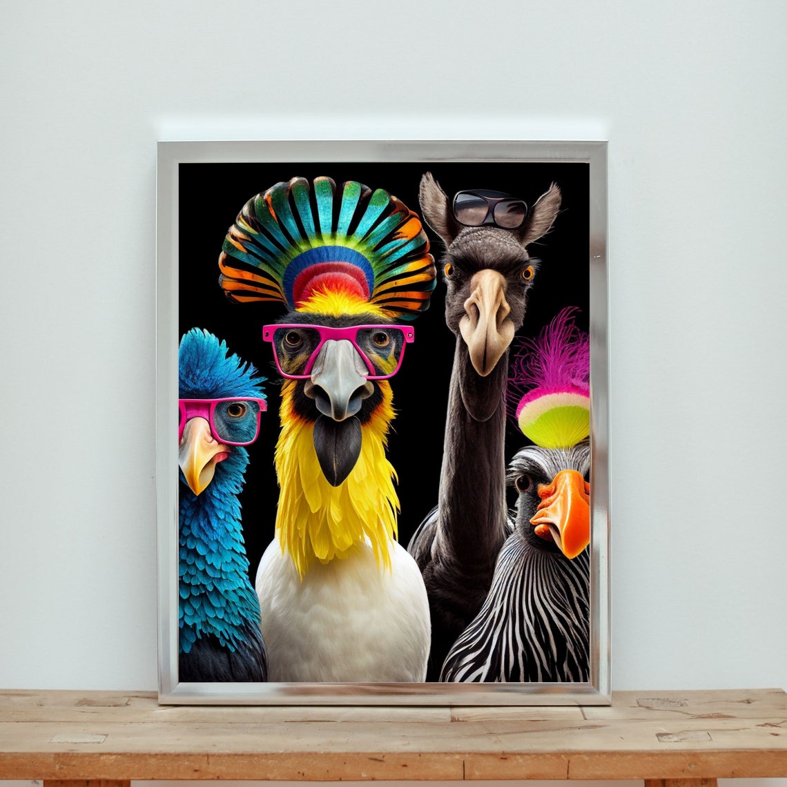 Funny Animals, Animal Prints, Animal With Glasses, Animal Art ...