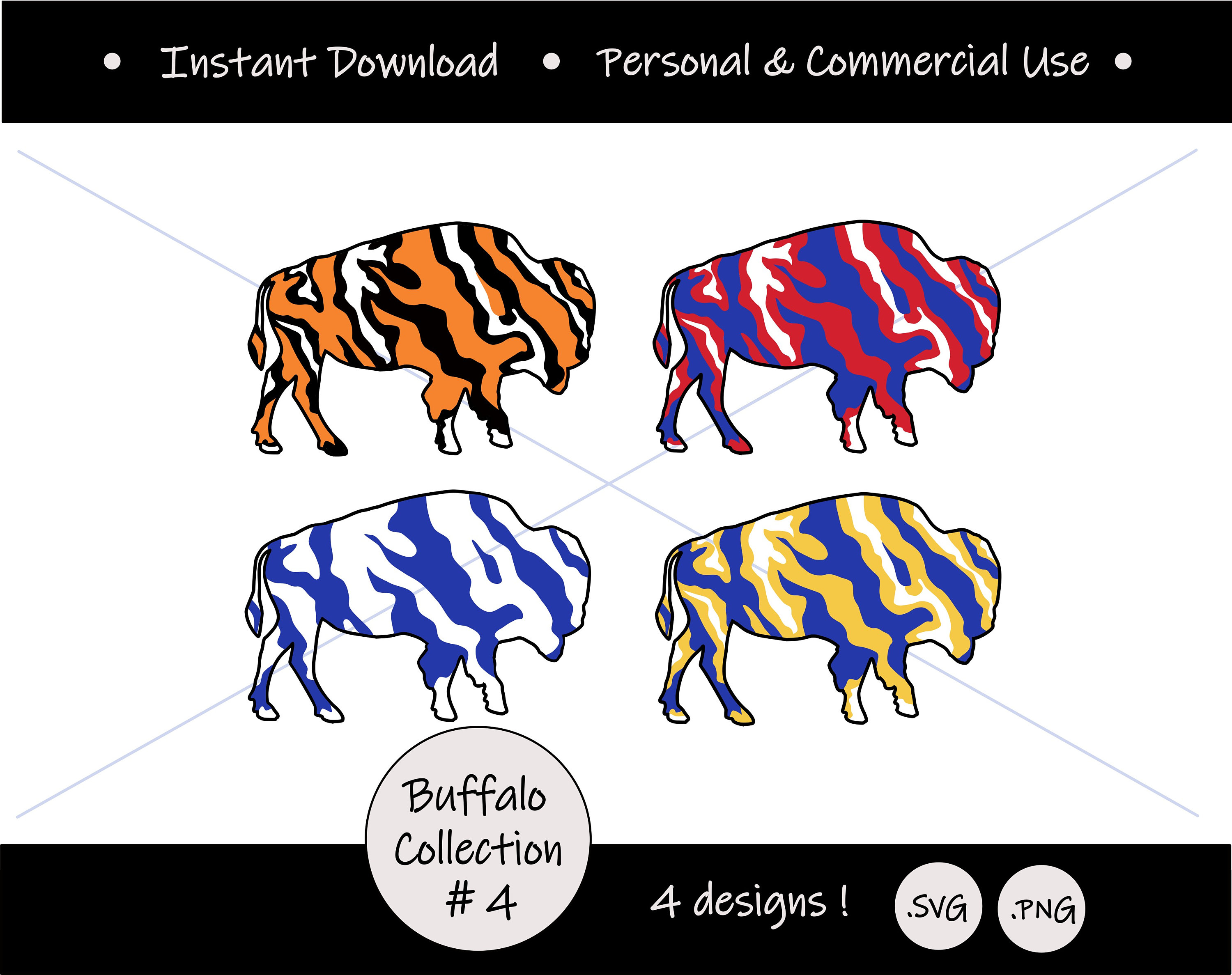 Sport Colors Buffalo Shape, Buffalo Sports Teams Colors, Digital File ...