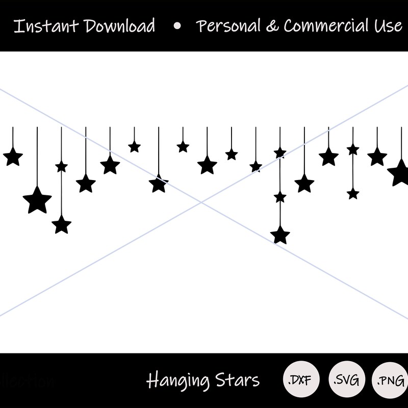 Hanging Stars - Etsy