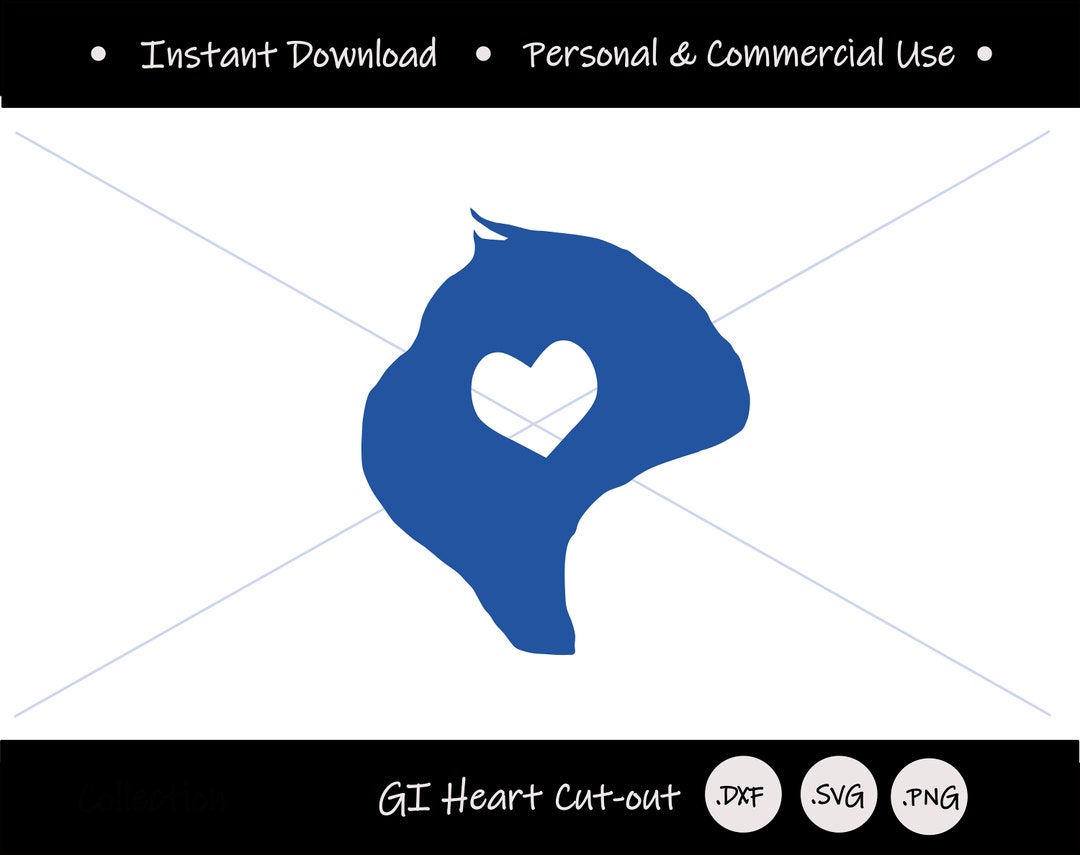 Grand Island Heart Cut-out Shape Digital File to Make Local Theme Gifts ...