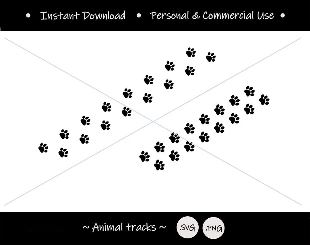 Paw Print Pet Tracks PNG With Transparent Background; Cat Paw Print ...
