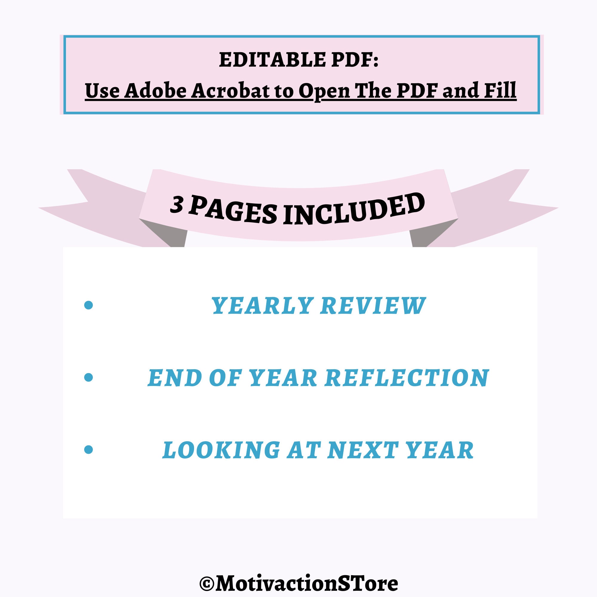 Yearly Review Year in Review End of Year Reflection 2023 Resolutions - Etsy
