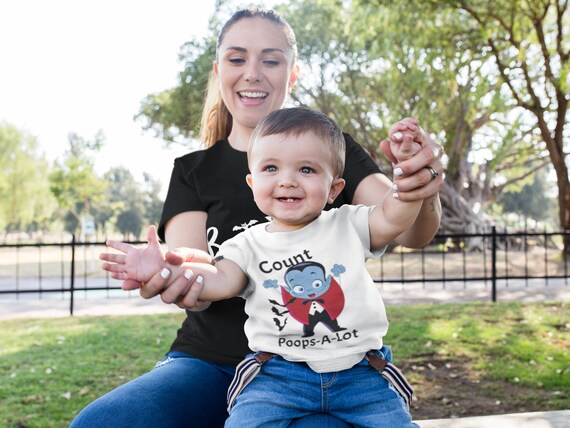 Cute Count Poops-a-lot Dracula Infant Fine Jersey Tee - Etsy